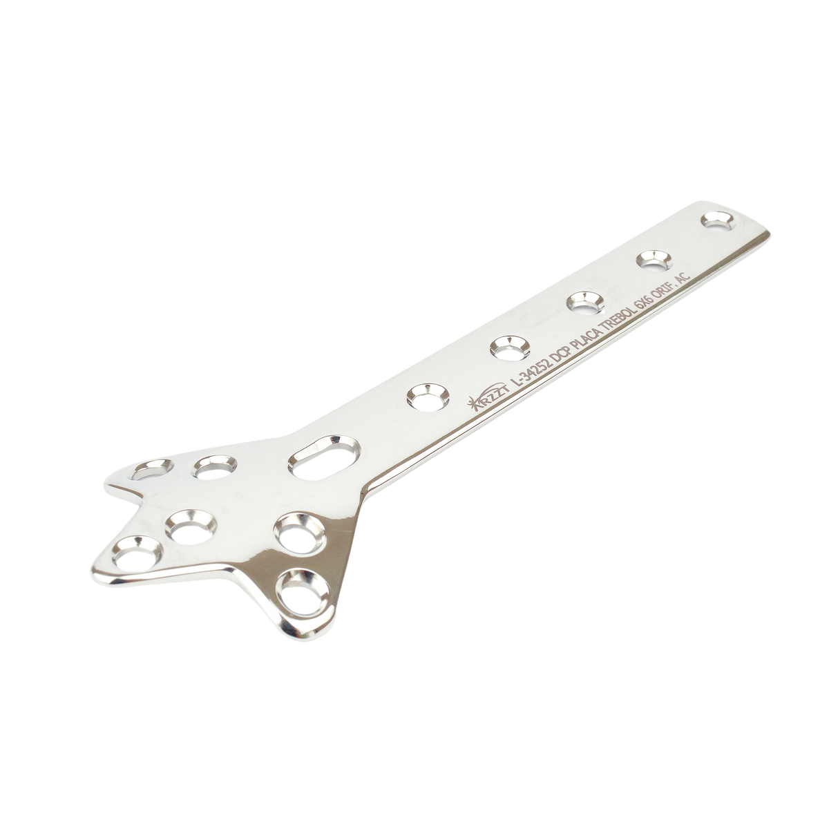 PLACA DCP TIBIA TIPO TREBOL PARA TORNILLO 3.5MM ACERO | Tienda del ...