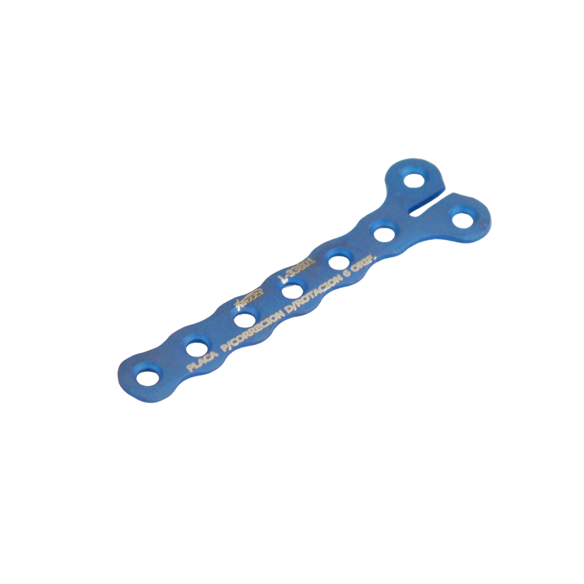 PLACA DCP CONDYLAR PIE/MANO ESPESOR 0.8MM TORNILLO 1.5MM TITANIO ...